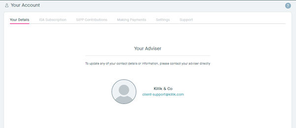 Your Account – Client Support